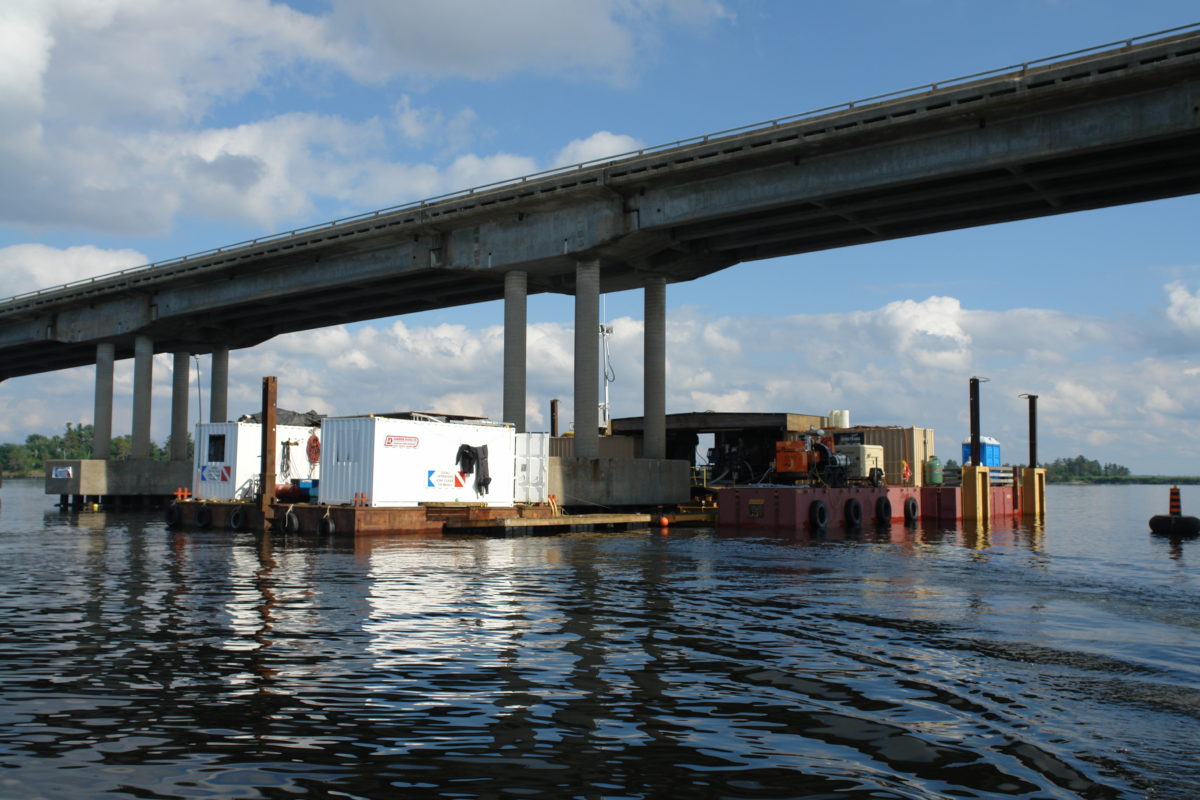 Cofferdam Installation, SK - Dominion Divers